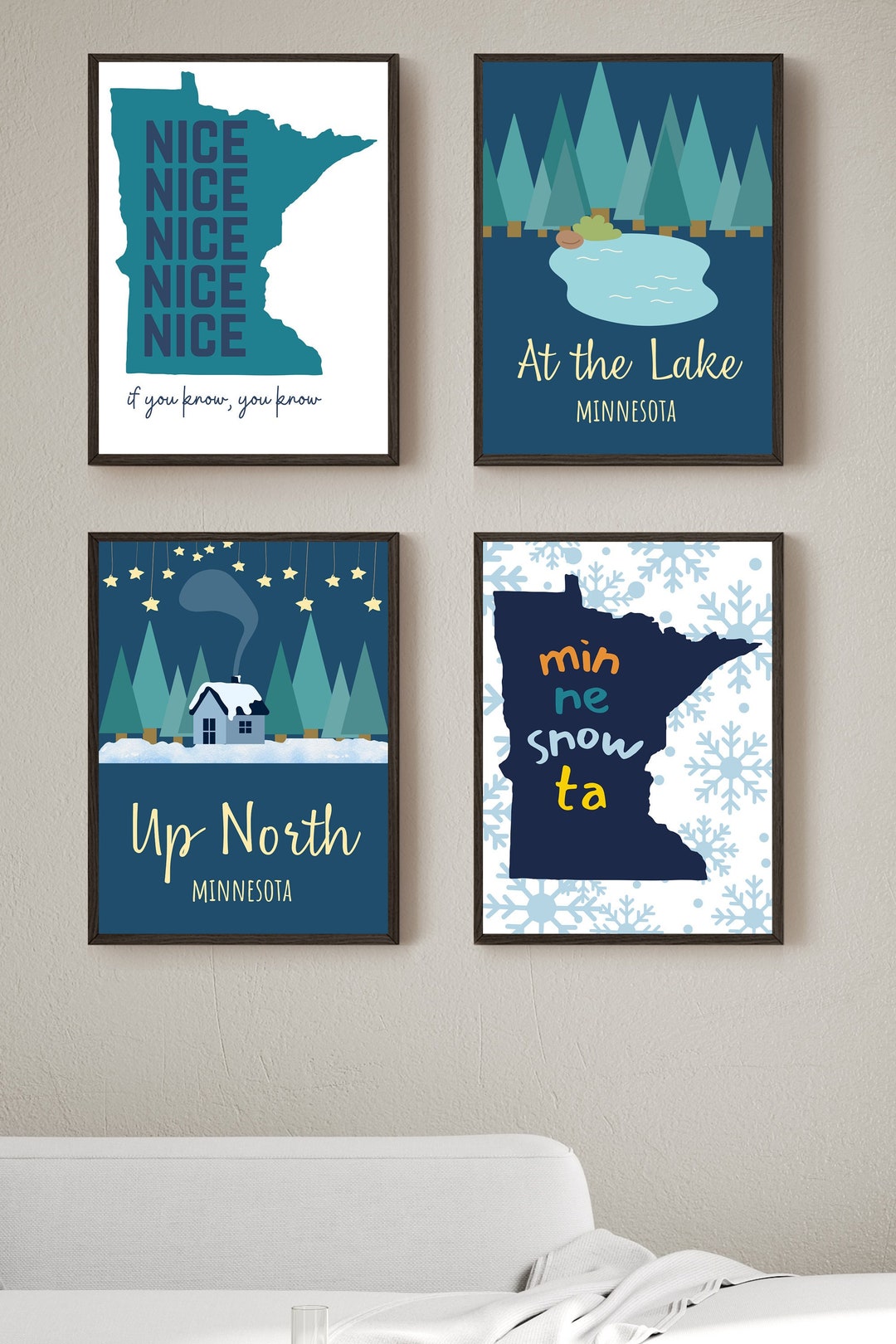 Minnesota Prints, Minnesota Art, Minnesota Poster Digital Download, up ...