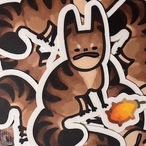 Loth Cat Sticker Pack - Etsy