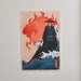 Samurai With Blue Eyes Sticker - Etsy