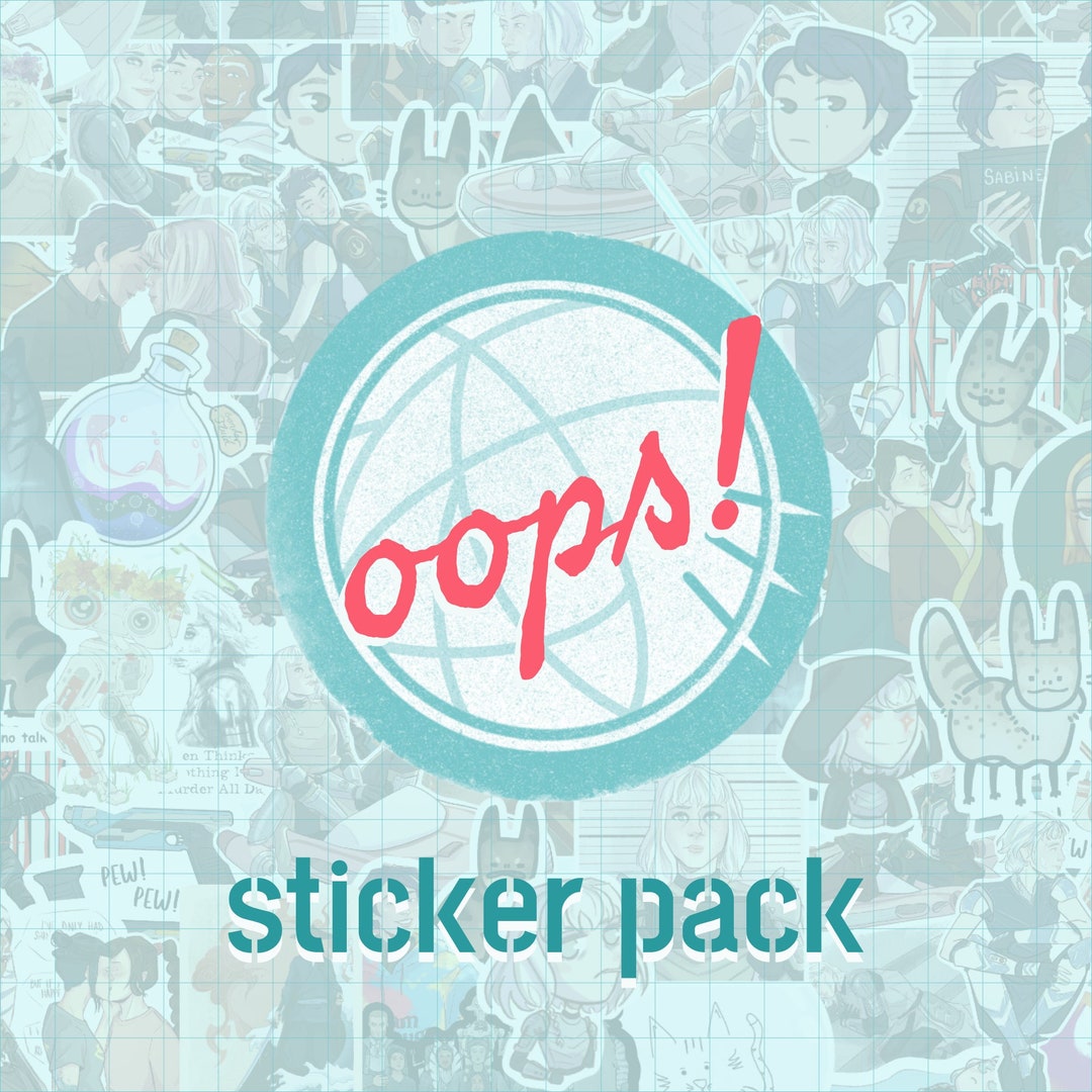 OOPS Sticker Pack - Etsy