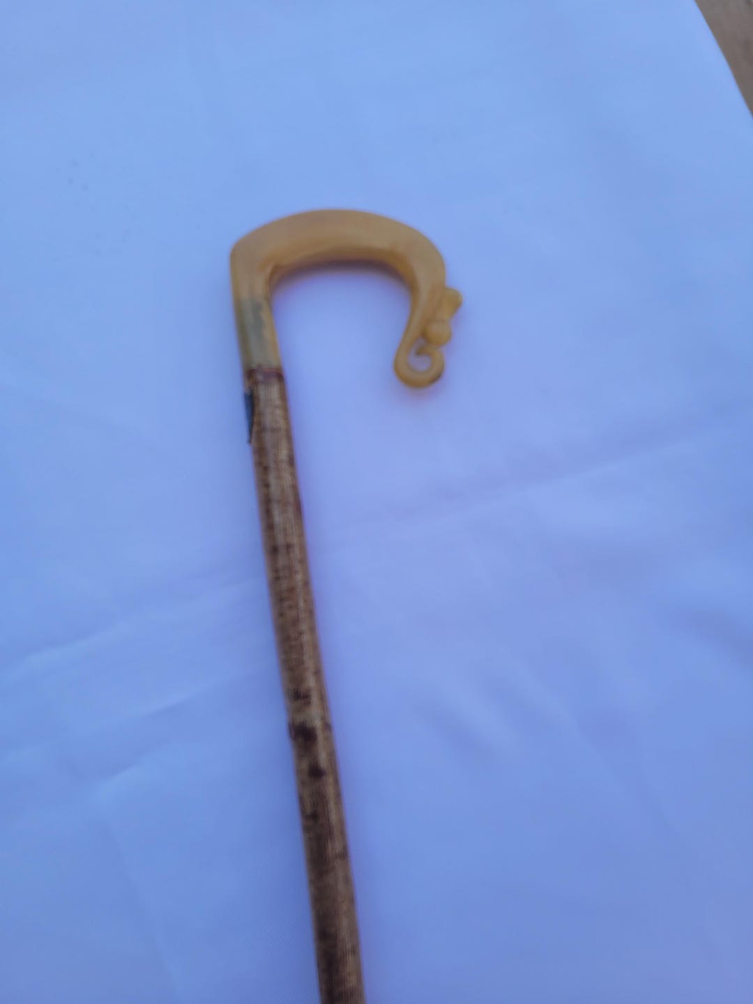 Canes, Walking Stick, Horn Handle, Shepherds Crook, Polished - Etsy