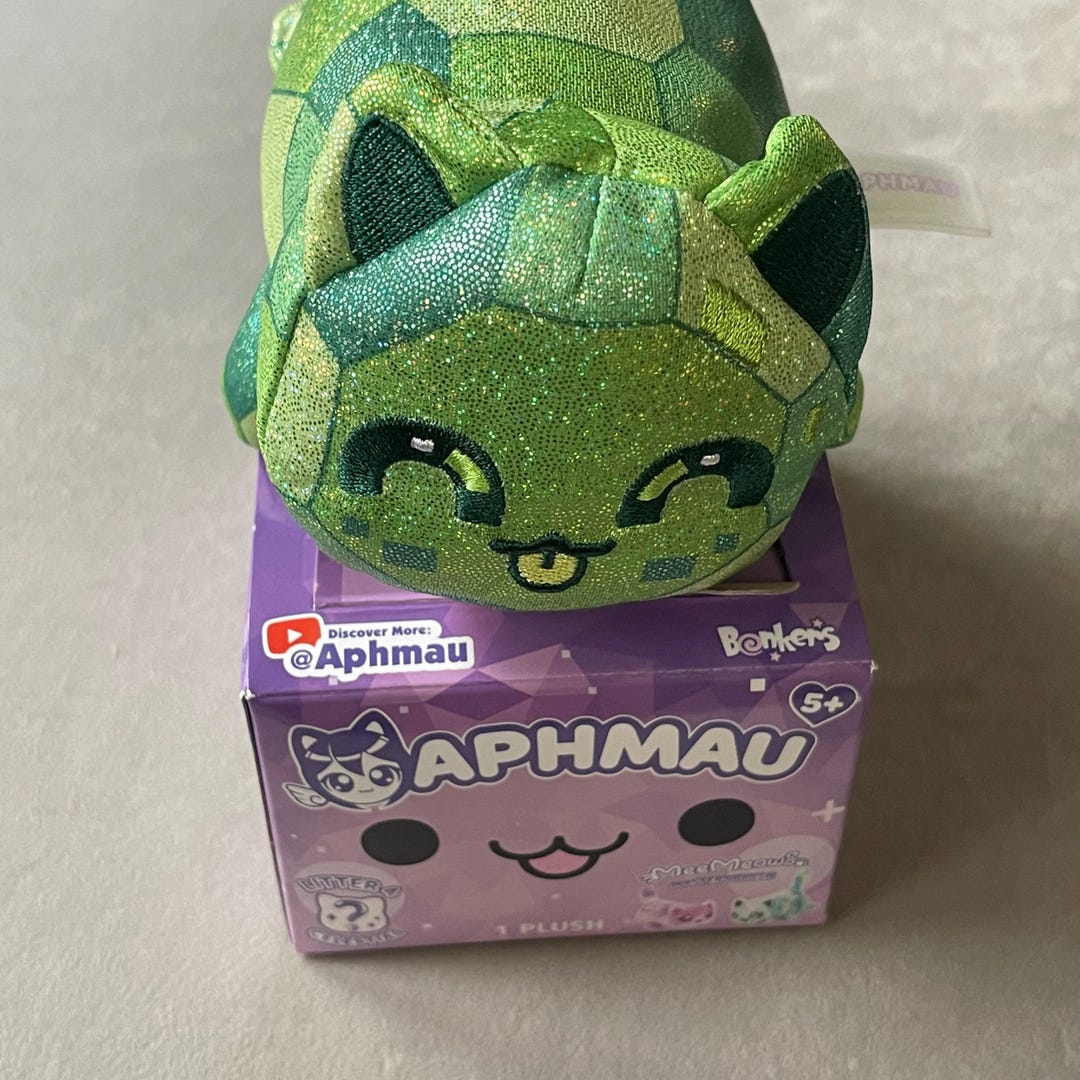 Aphmau Meemeeow Celestial Plush Jade Cat - Etsy