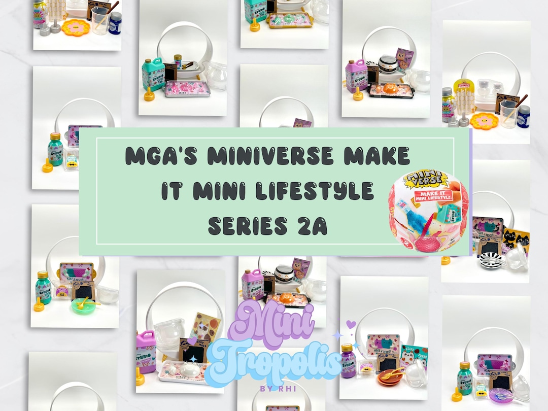 New Mga’s Miniverse Make It Mini Lifestyle Series 2 Craft Kit *choose ...