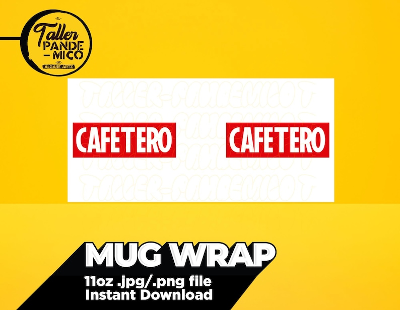 Cafetero Mug Wrap - Etsy