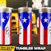 Congas With Puerto Rico Flag Skinny Tumbler Wrap - Etsy