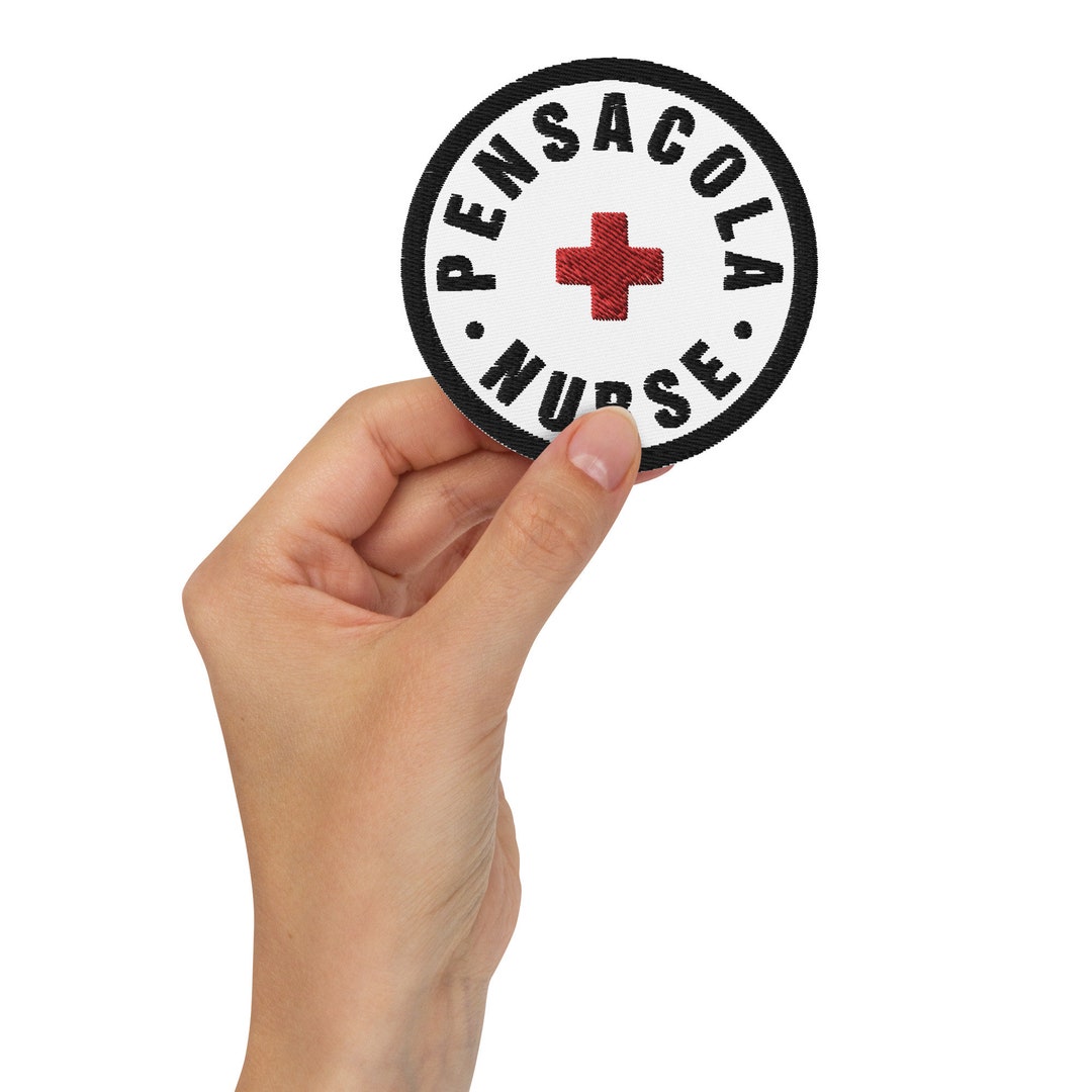 Pensacola Nurse Embroidered Patches - Etsy