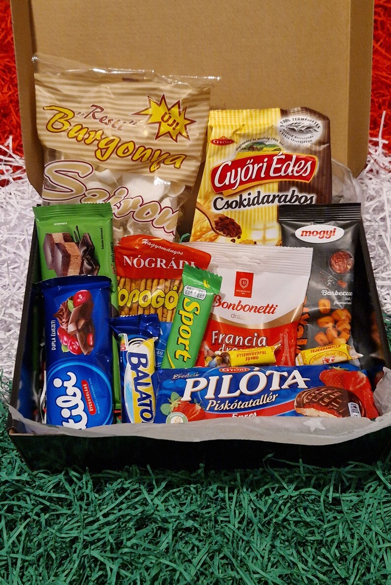 Unique Hungarian Hamper Gift Box/ Exotic Eastern European Snacks Box ...