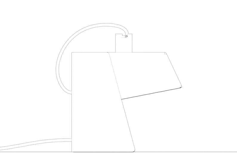 Cardboard DIY Lamp Template - Easy Craft Project - SVG DXF Files ...