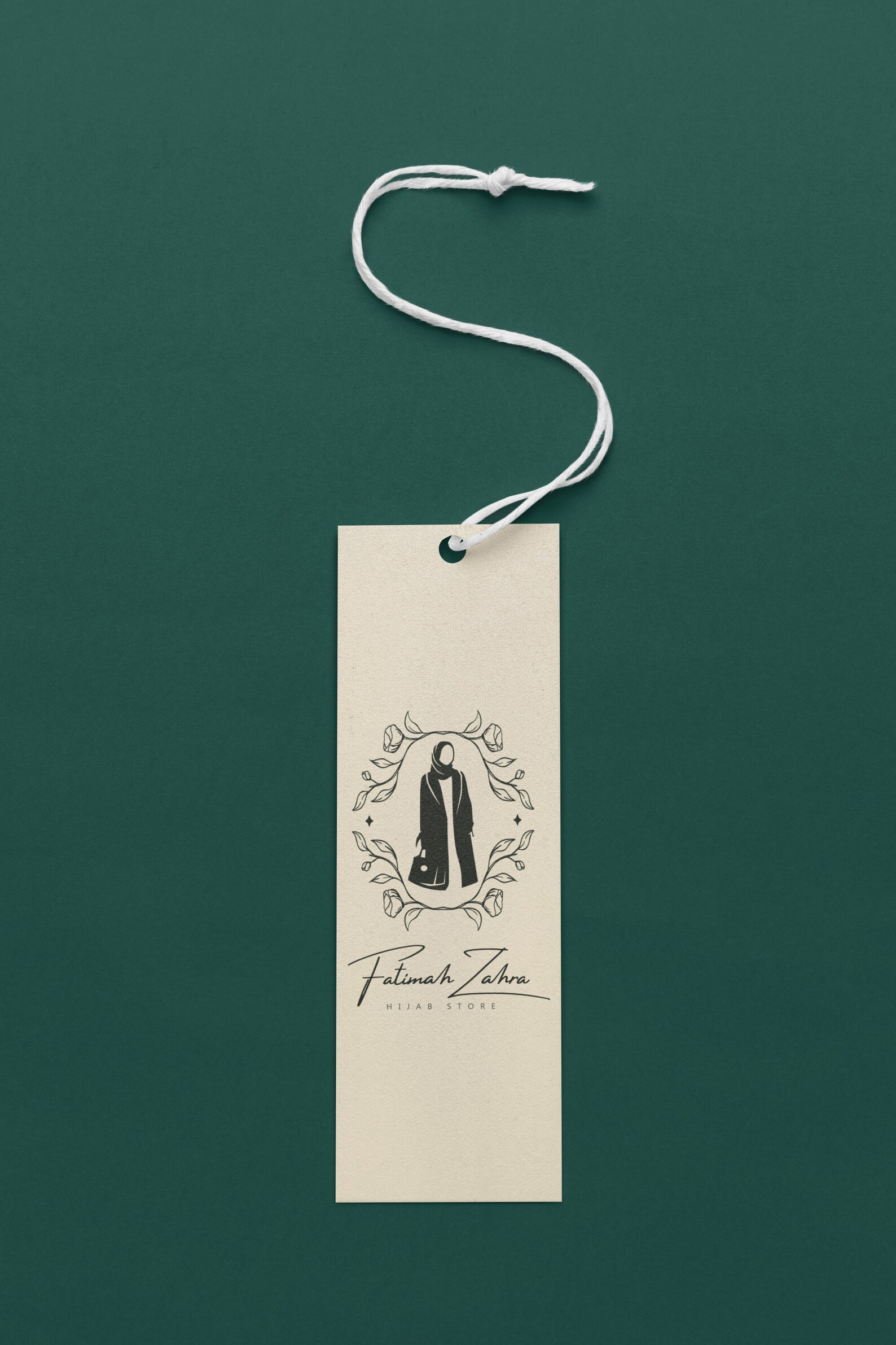 Hijab Store Logo, Elegant Hijab & Abaya Store Logo Design - Muslim ...