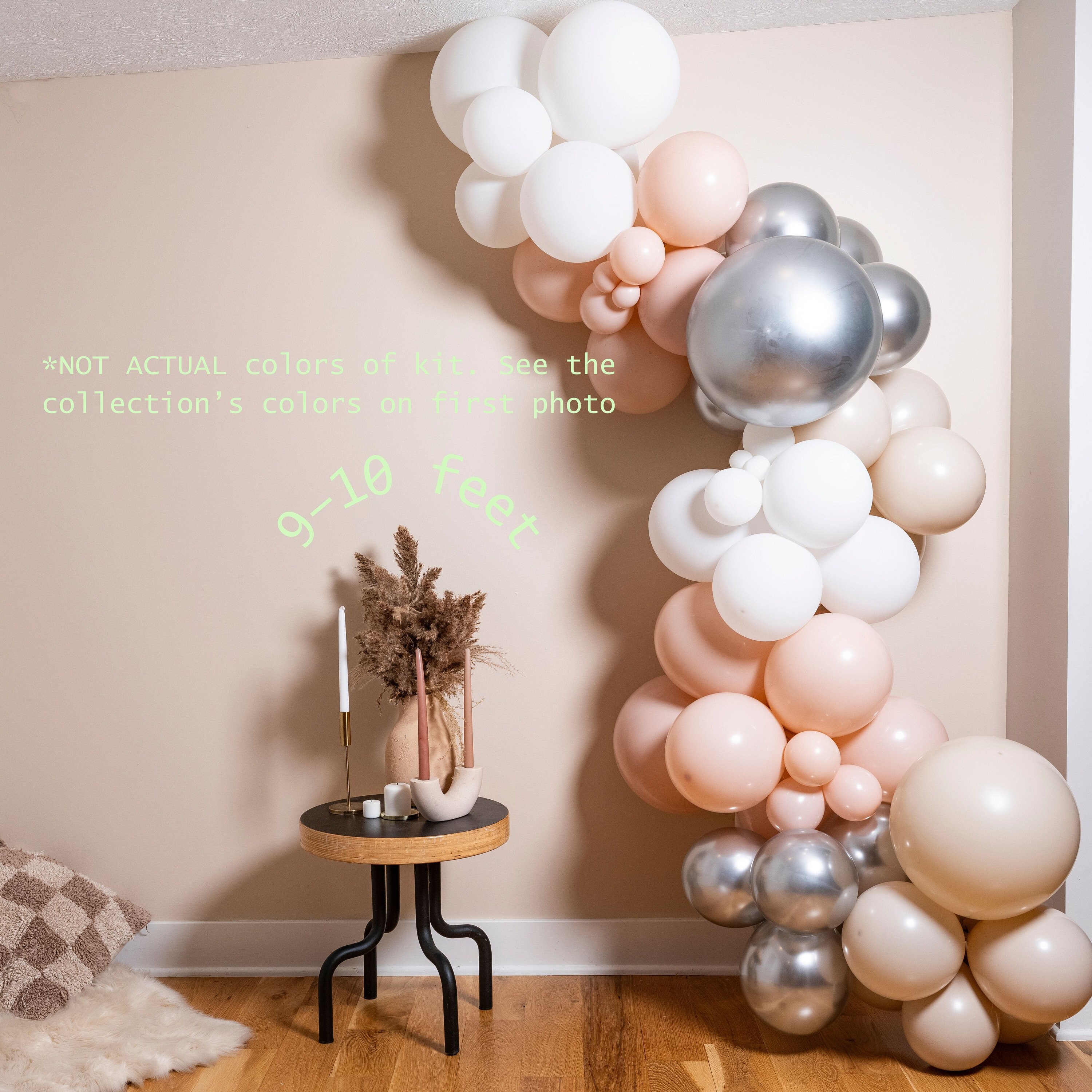 Hot Pink Balloon Arch Groovy Balloon Garland Diy Pink and Orange Diwali ...