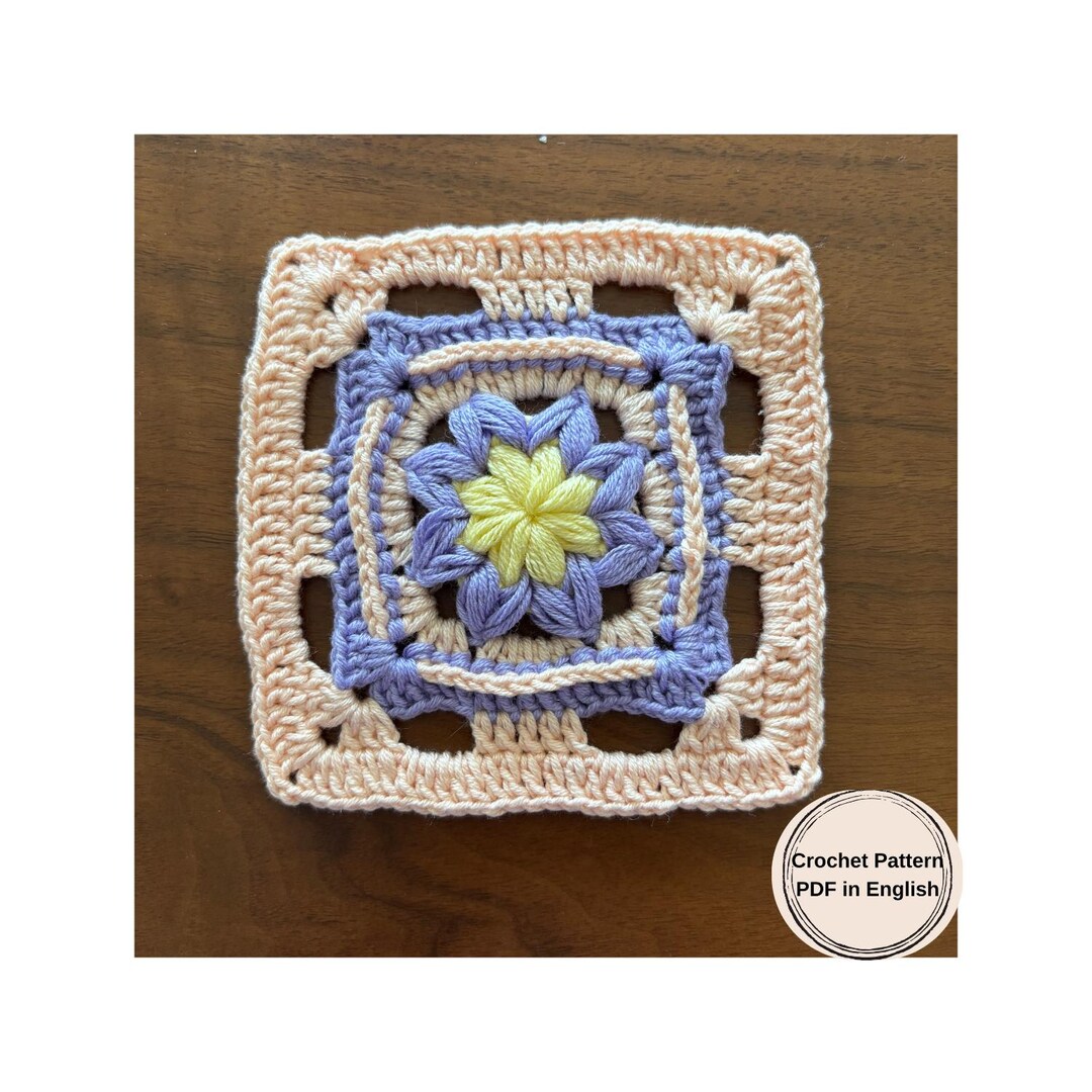 Star Crochet Motif, Crochet Pattern, PDF Digital Download, - Etsy