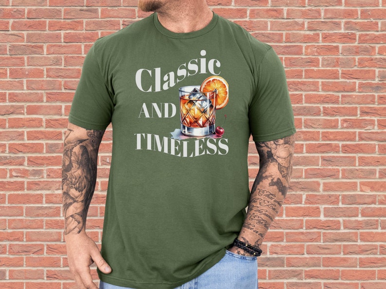 Classic Old Fashioned T-shirt Unisex Tee, Perfect Gift for Dad, Friends ...