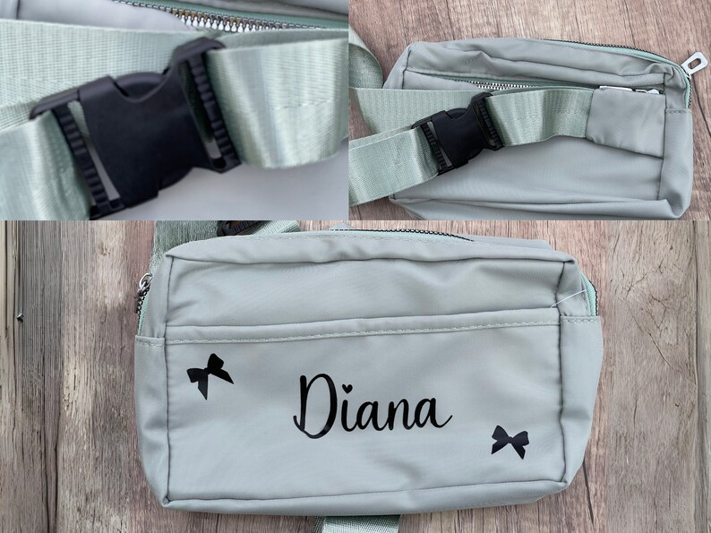Personalized Chic Pastel Fanny Pack, Everyday Hip Bag, Stylish Waist ...