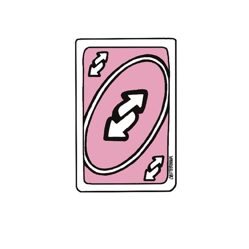 Cute Uno Reverse Card - Etsy