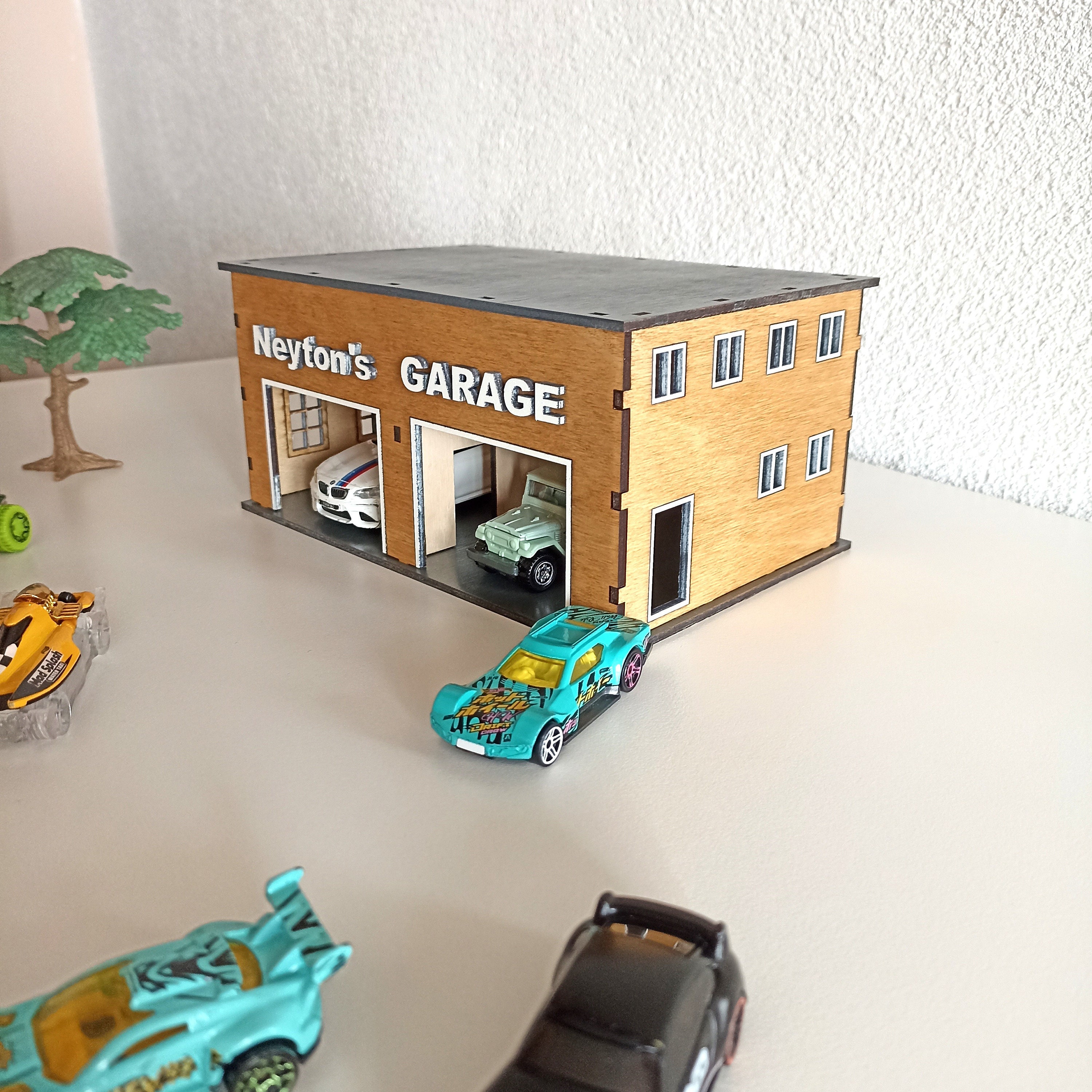 Toy Cars Garage Digital File for Cutting, Boys Play Set Laser Cut SVG ...