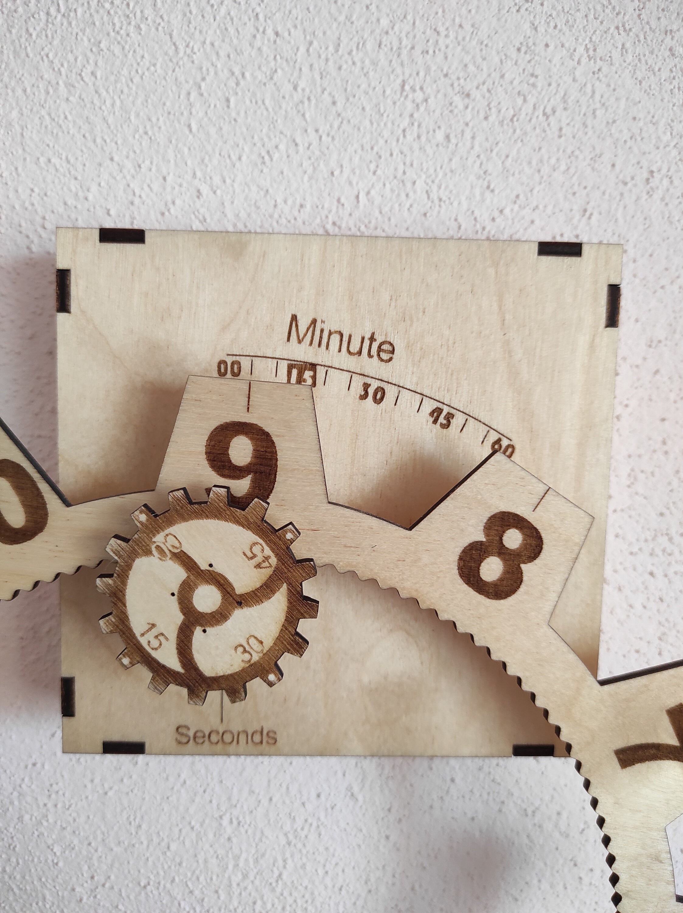 Laser Cut Gear Wall Clock Digital File, 3 Different Styles Winter ...