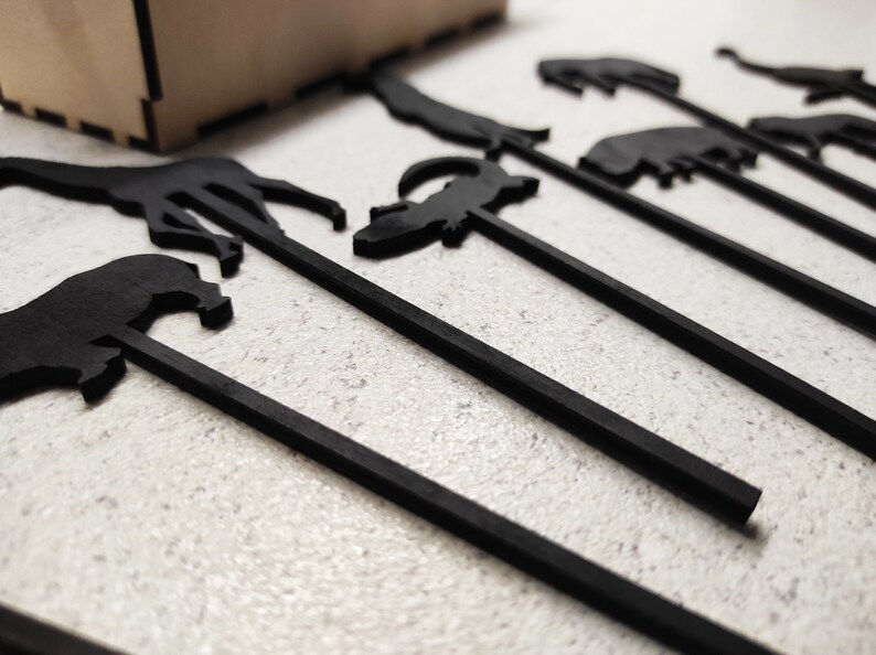 Wild Animals Puppets Vector Template, Printable Shadow Theatre Set ...