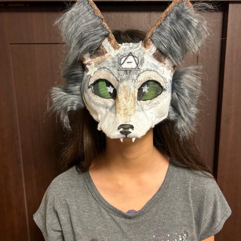 Grey Wolf Therian Mask - Etsy