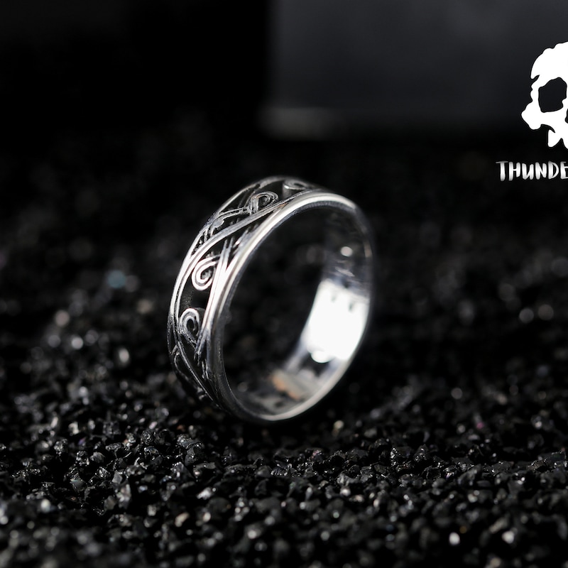 Goth Style Silver Rings - Etsy