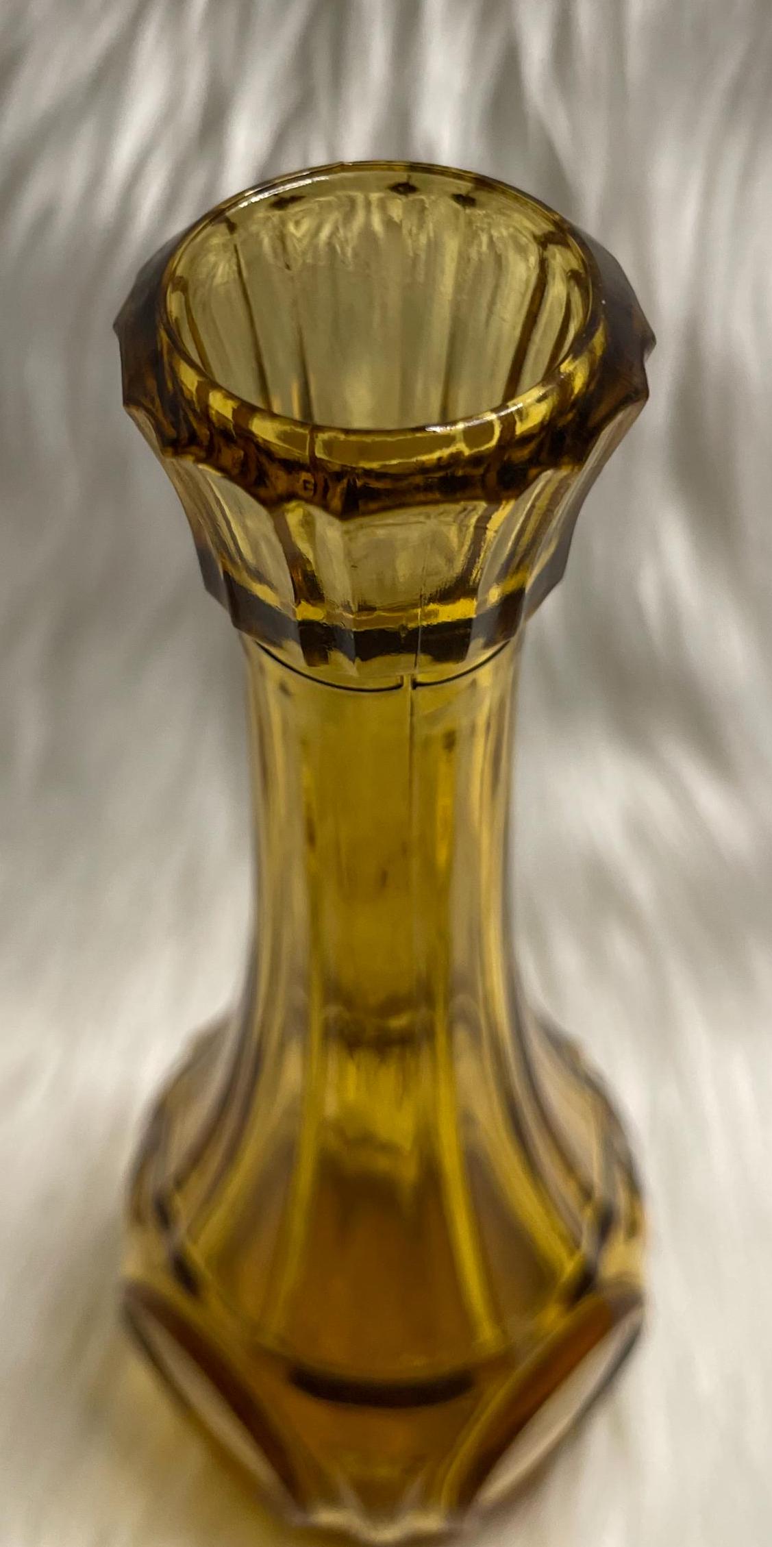 Vintage Wheaton Bullseye Amber Glass Bottle – Collectible Decorative ...