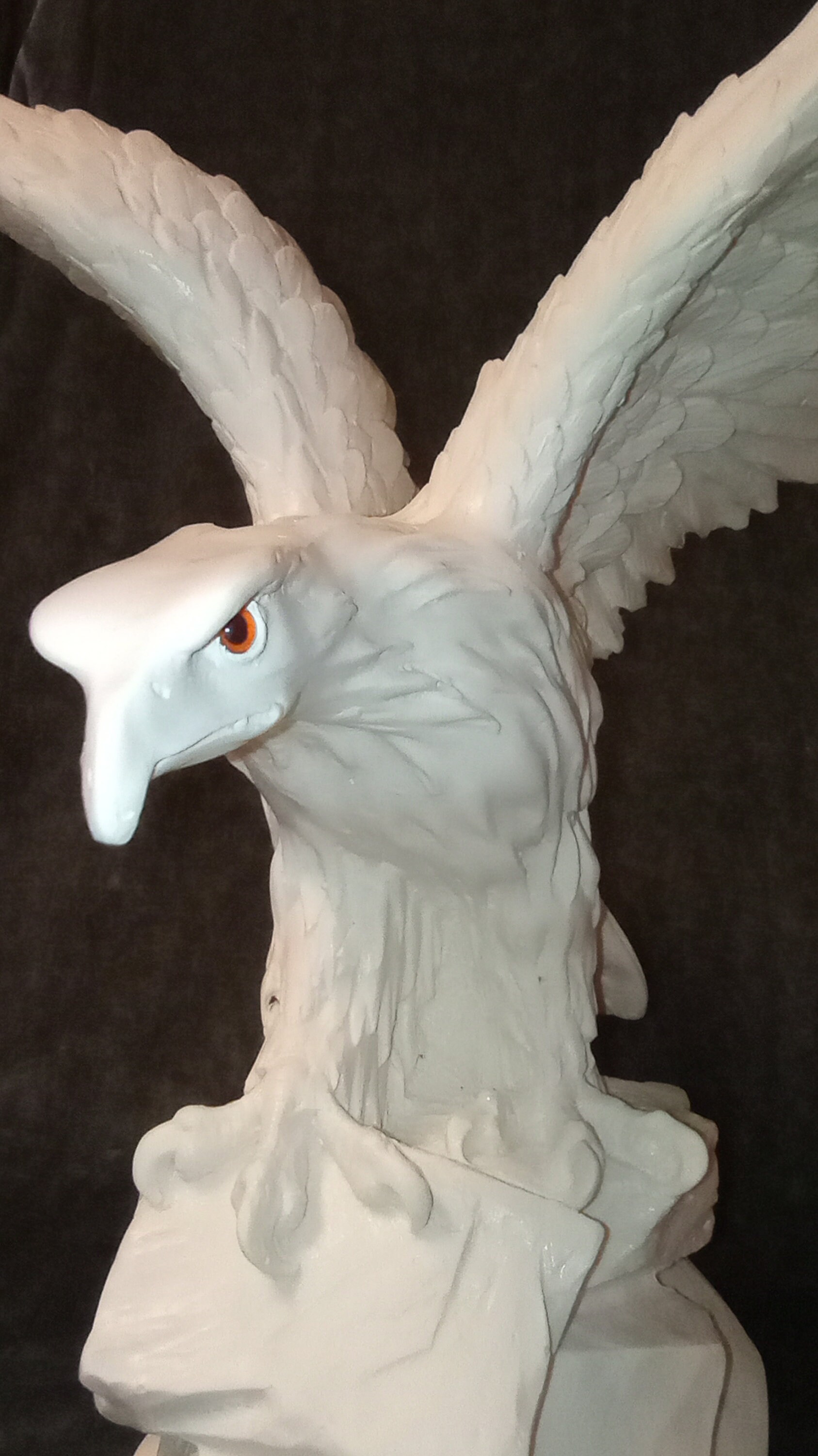Vintage Eagle Alabaster Marble Onix Statue Figurine. Italy. Signed A ... Vintage Eagle Alabaster Marble Onix Statue Figurine. Italy. Signed A ...