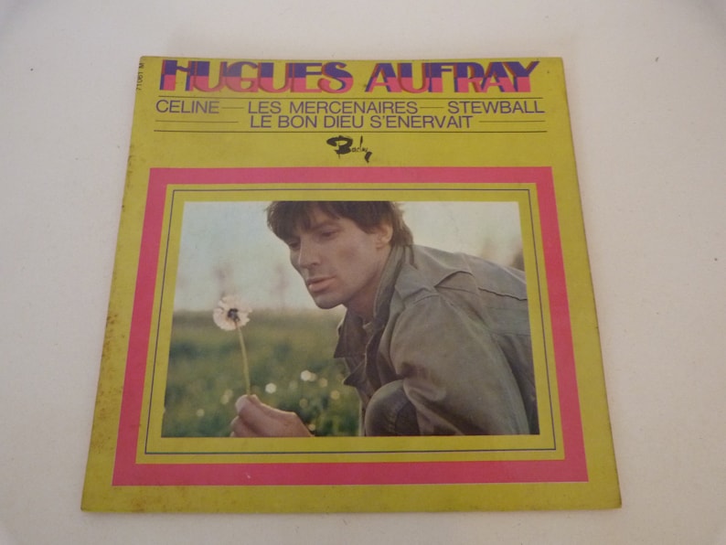 1968 Original Vinyle Record Hugues Aufray / Celine/les Mercenaires ...