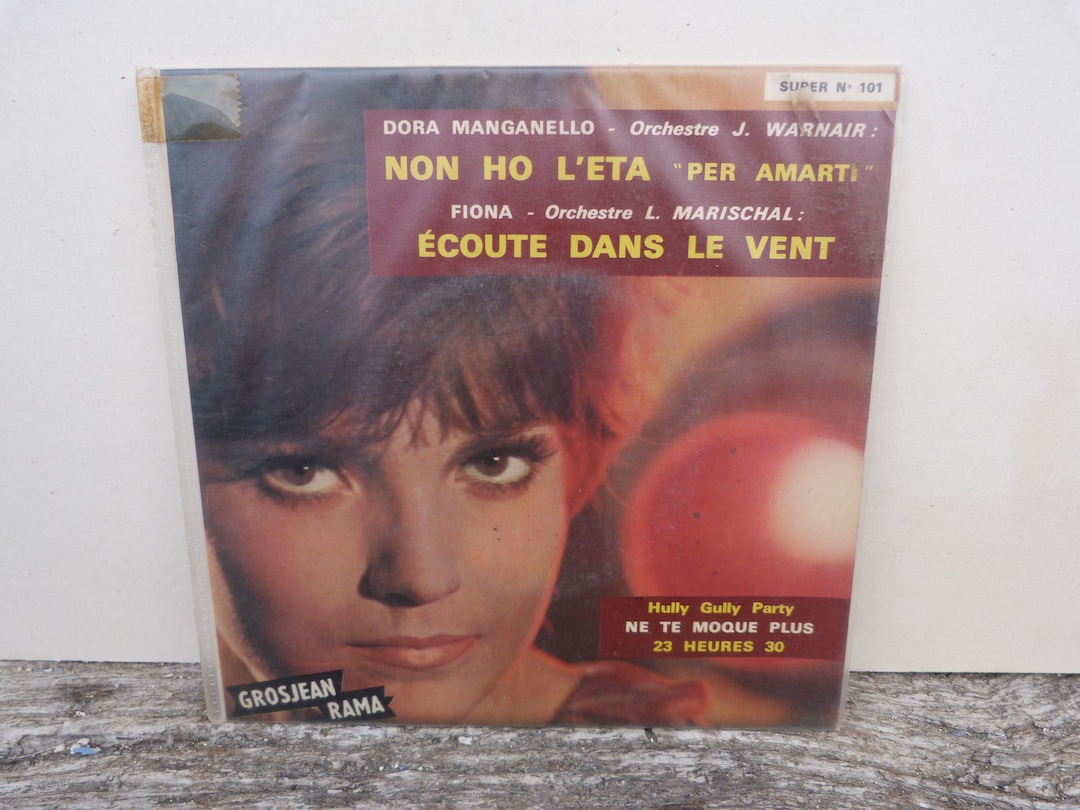 1964 Original Vinyle Record Dora Manganello / Ecoute Dans Le Vent ...