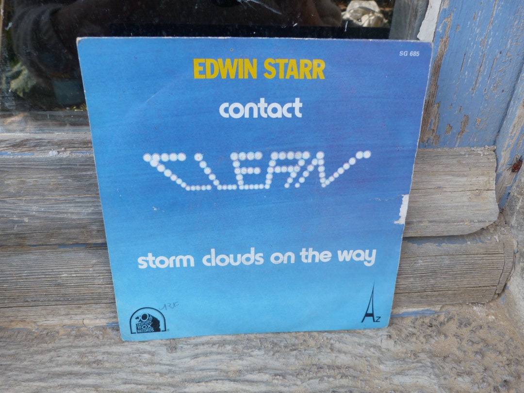 1978 Original Vinyle Record EDWIN STARR / Contact Clean/storm Clouds on ...