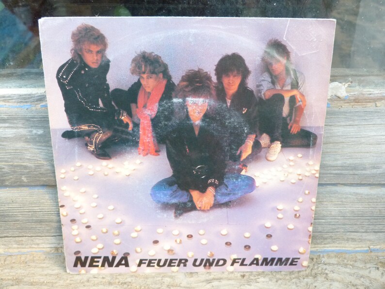 1985 Original Vinyle Record NENA / Feuer Und Flamme /new Wave, Synth ...