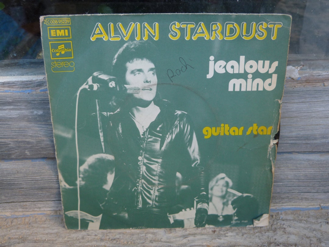 1973 Original Vinyle Record Alvin Stardust /jealous Mind / Glam Rock - Etsy