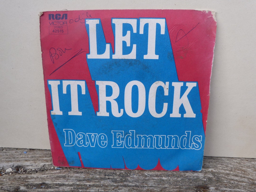 1975 Original Vinyle Record Dave Edmunds / Let It Rock /rock & Roll - Etsy