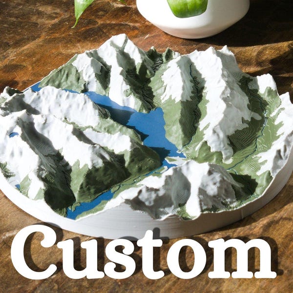 Custom 3d Map - Etsy