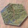 Kepler Track 3D Map | Hiking Trail Map Wall Art | Fiordland National ...