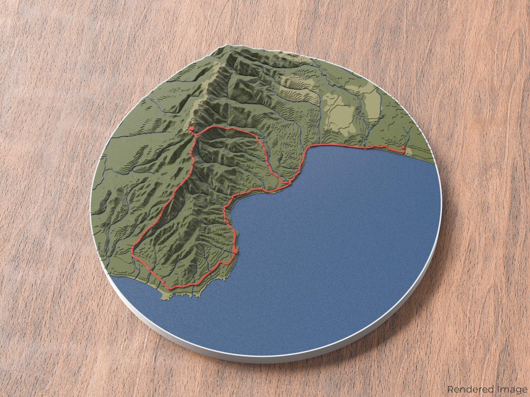 Hump Ridge Track 3D Map | Fjordland National Park New Zealand | Great ...
