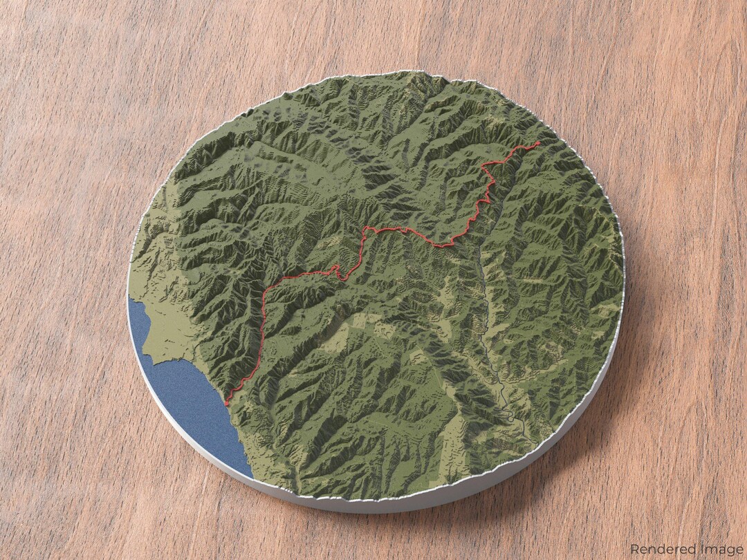 Skyline to the Sea Trail 3D Map | Big Basin Redwoods State Park ...