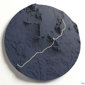 Mount Roraima Trek 3D Map | South American Natural Wonder | Trail Map ...