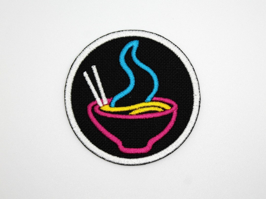 Neon Ramen Shop Patch - Etsy