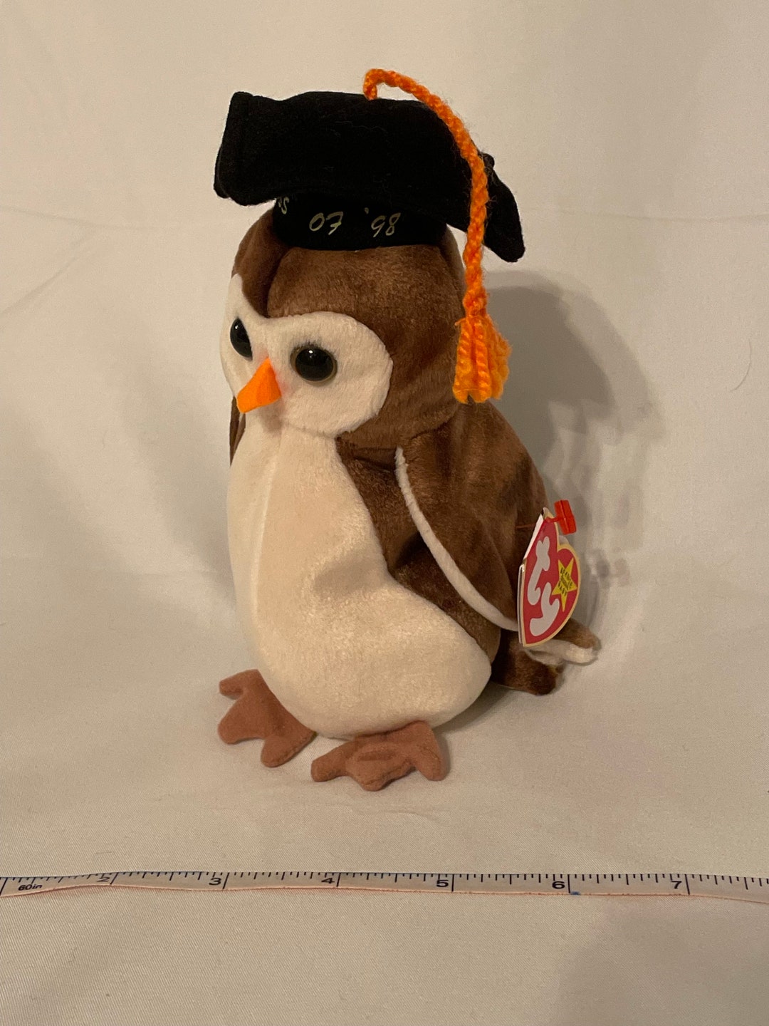 TY Wise the Owl Beanie Baby 1997 - Etsy