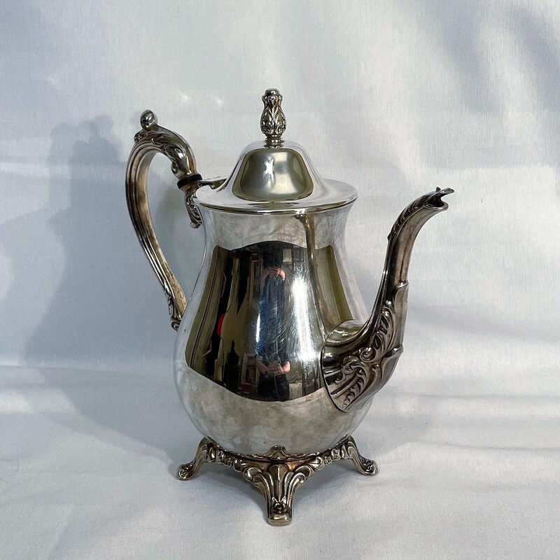 Silver Coffee Pot - Etsy