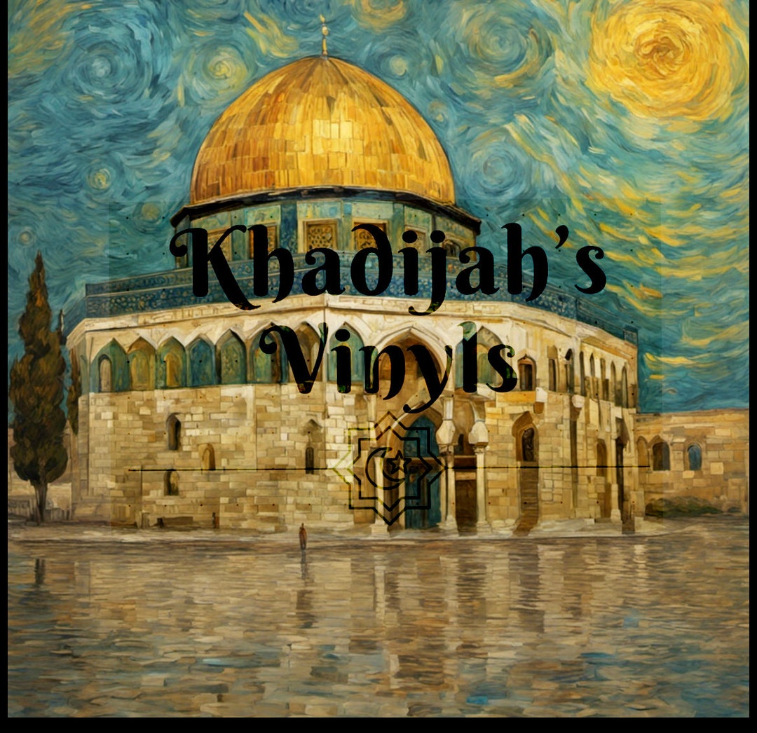 Digital Islamic Wall Art Dome of the Rock Al Aqsa Mosque in the Style ...