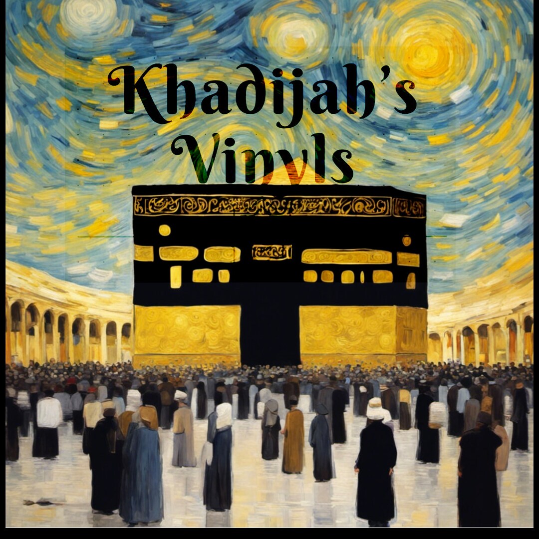 Digital Islamic Wall Art of the Kaaba in the Style of Vincent Van Gogh ...