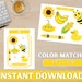 Color Matching Game, Busy Book Printable, Educational Activity ...