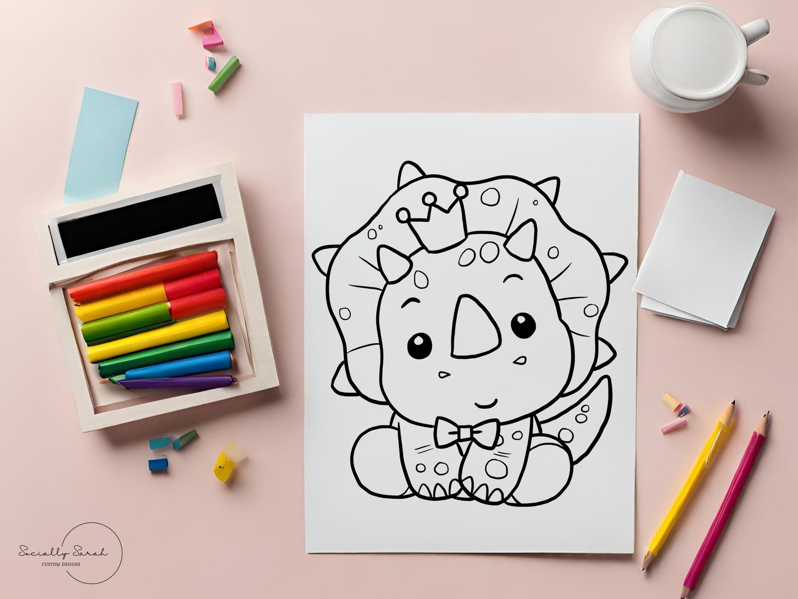 40 Easy Dinosaur Coloring Pages for Kids Toddlers Preschoolers Toddlers ...