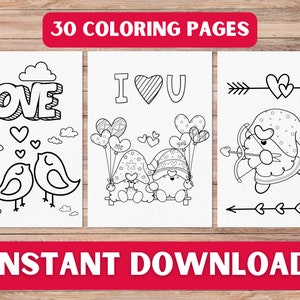 Valentine Coloring Pages for Kids Toddlers Preschoolers Toddlers ...