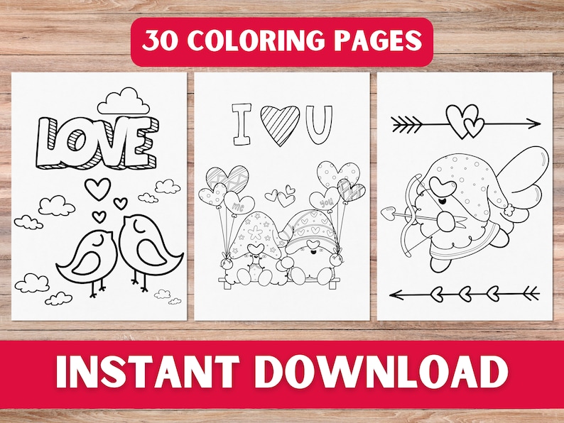 Valentine Coloring Pages for Kids Toddlers Preschoolers Toddlers ...