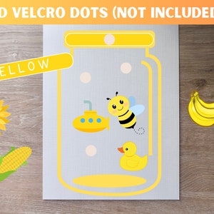 Color Matching Game, Busy Book Printable, Educational Activity ...