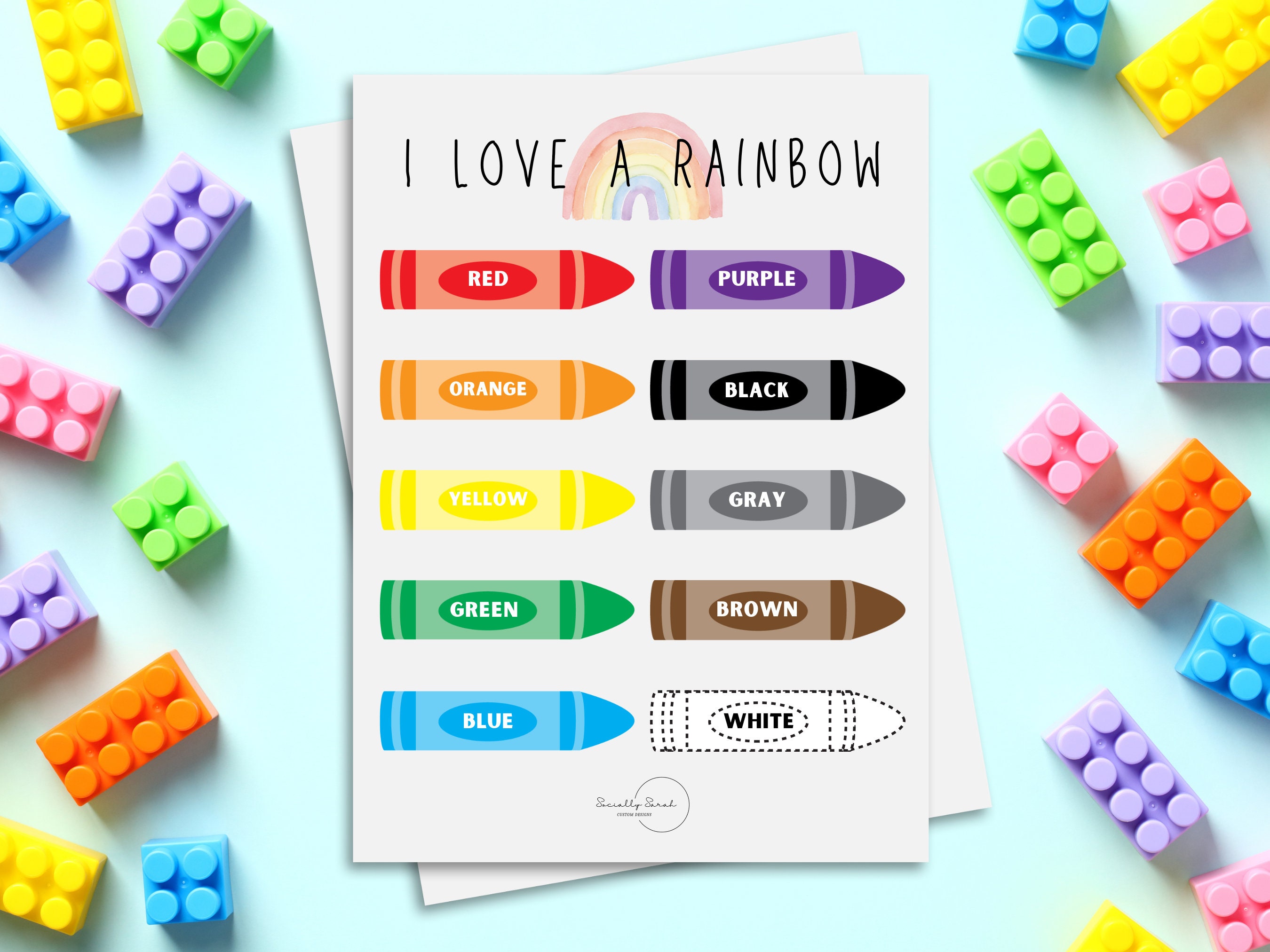 Color Matching Game, Busy Book Printable, Educational Activity ...