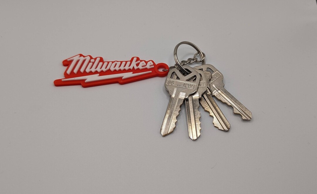 3D Printed Milwaukee Keychain Gift for Milwaukee Fan - Etsy