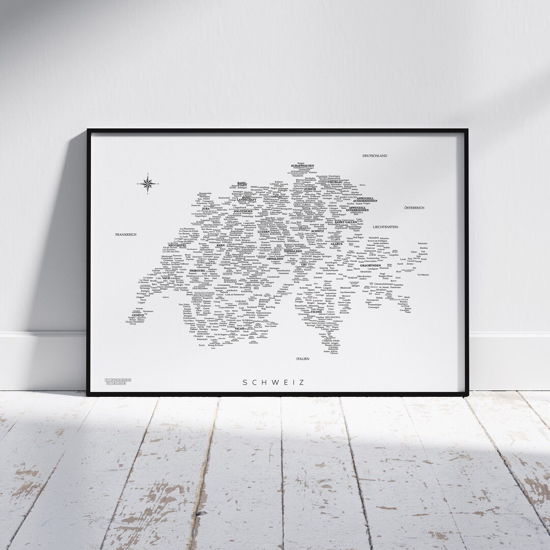 Switzerland Poster, Switzerland Art Print, Swiss Poster, Switzerland ...