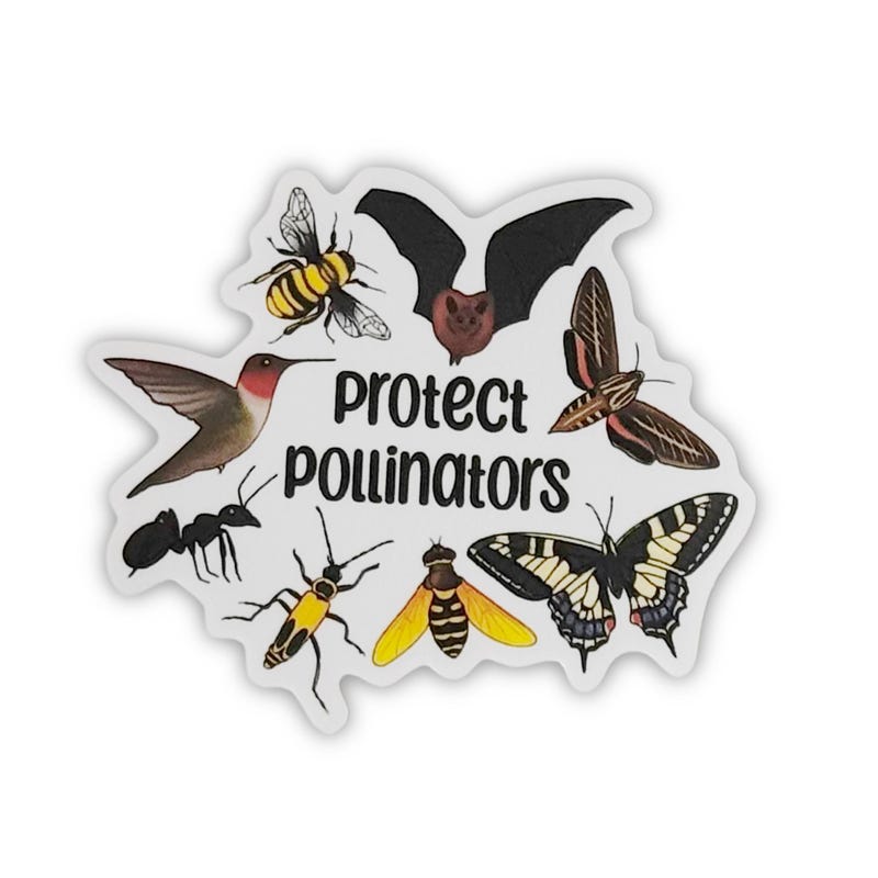 Pollinator Sticker - Etsy